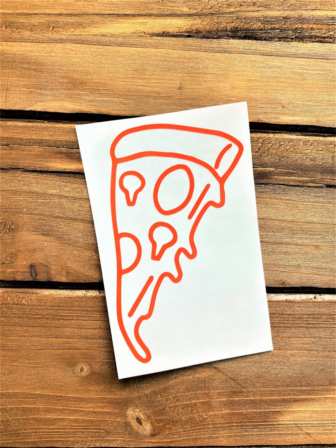 Pizza Decal Hot Pizza Pizza Sticker - Etsy