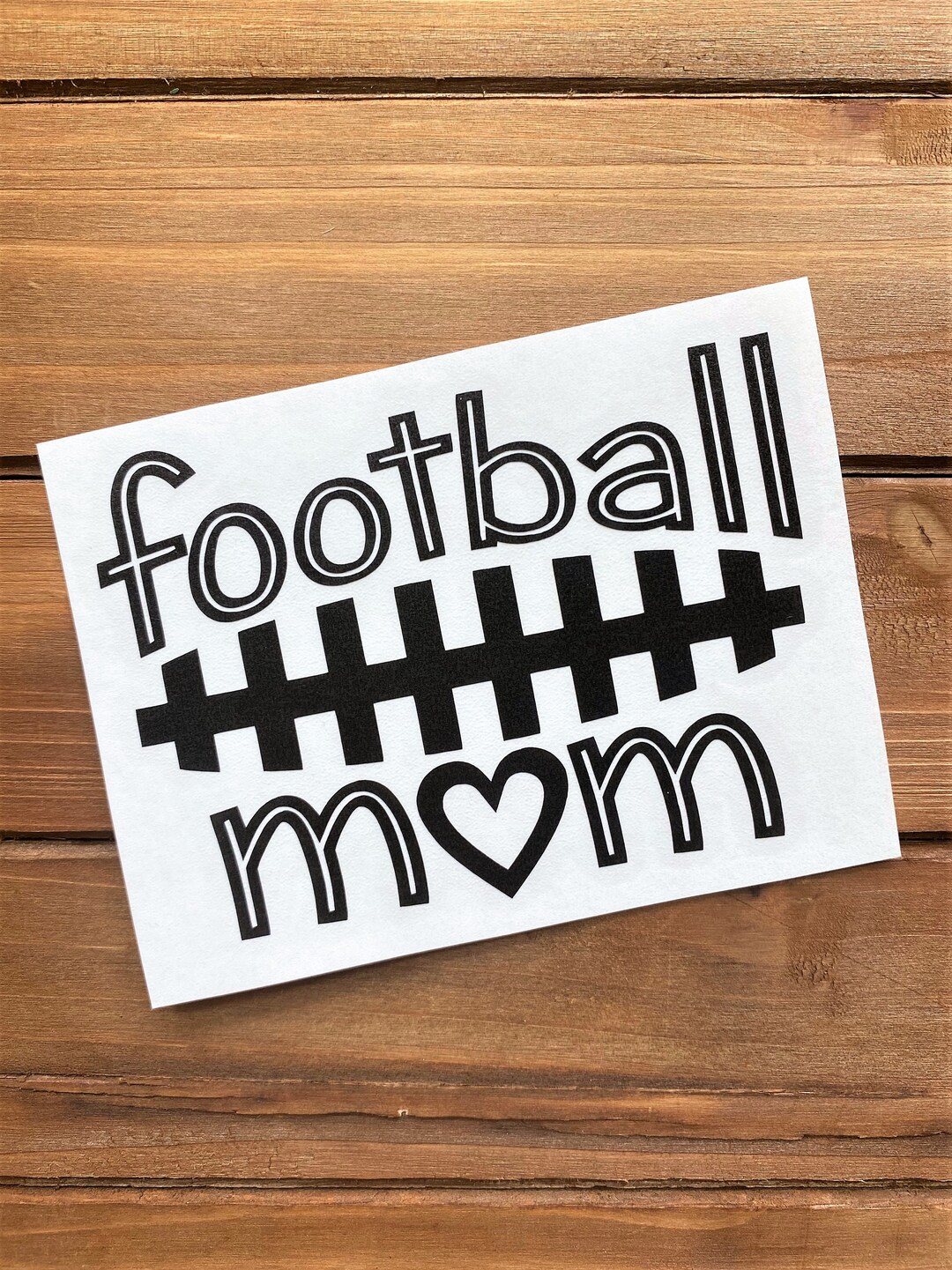 Football Mom Decal Football Football Sticker - Etsy