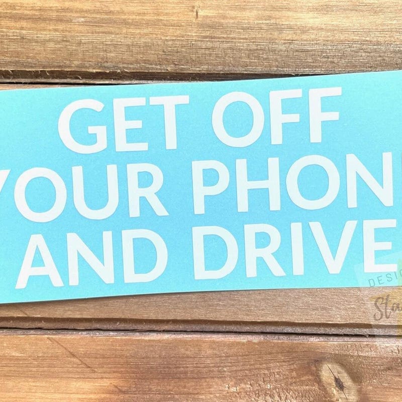 Get off Phone Sticker - Etsy