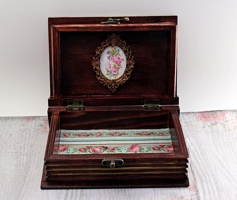 Wooden Jewellery Box Book Little Girl Jewelry Box Pink Fairy - Etsy