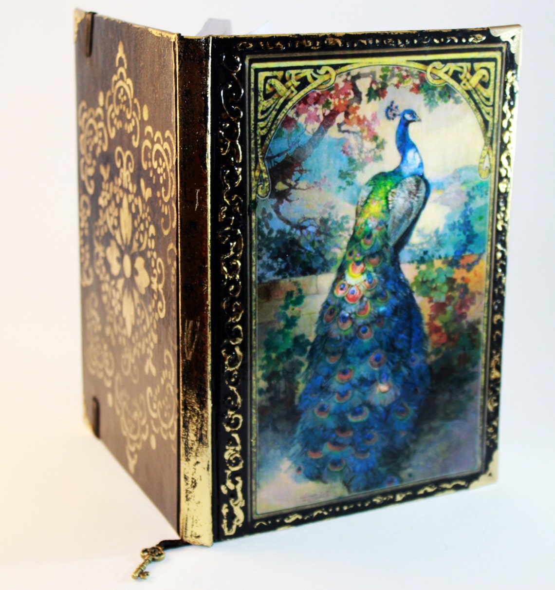 Peacock Notebook Journal Peacock Gift Personal Diary Women - Etsy