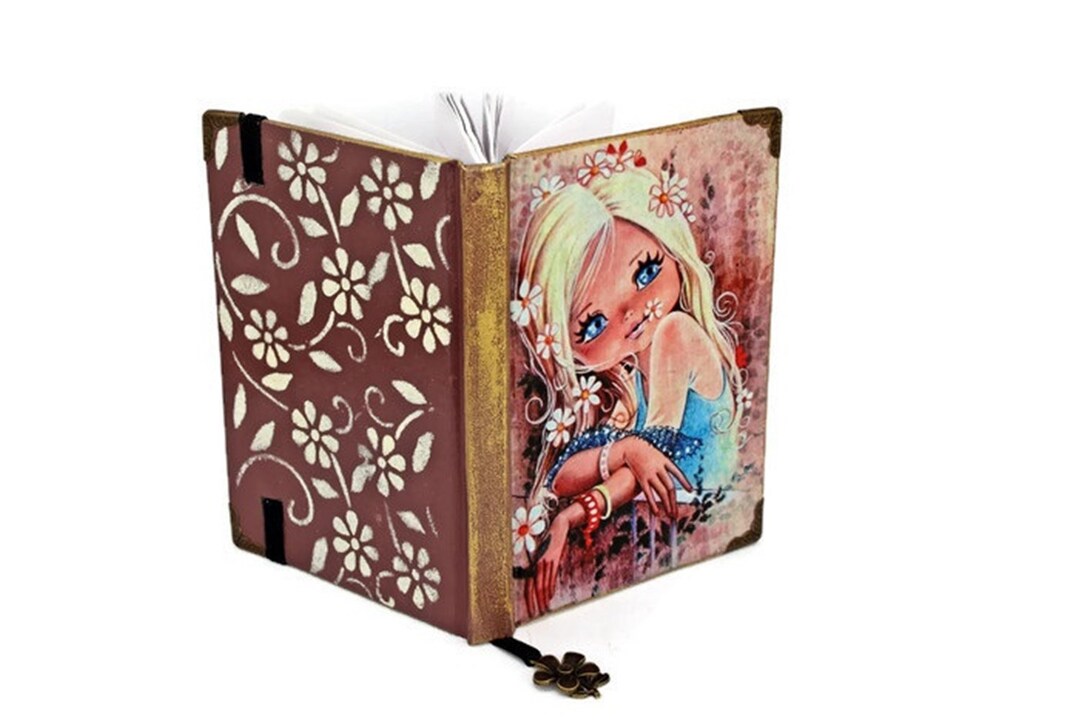 Little Girl Journal, Cute Daisy Notebook, Gift for Girl, Diary for ...