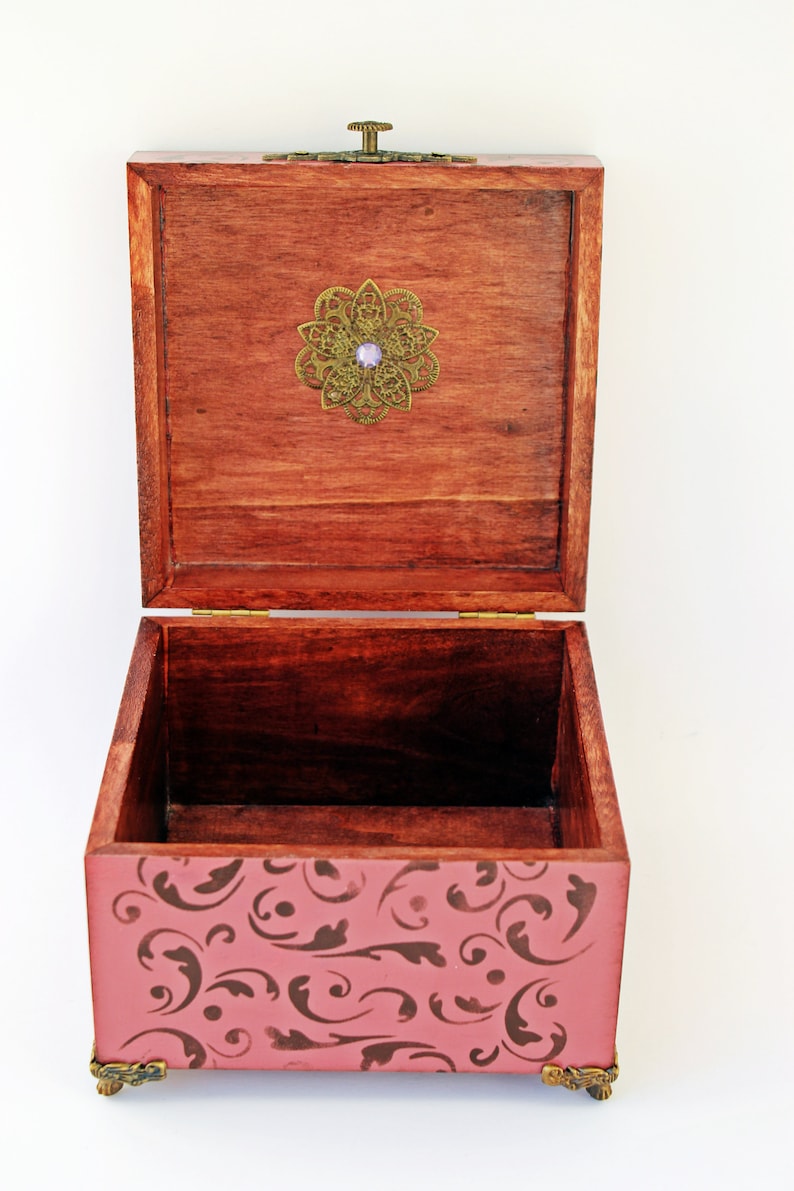 Ballerina Jewelry Box Elegant Ballet Gifts Pink Wooden | Etsy