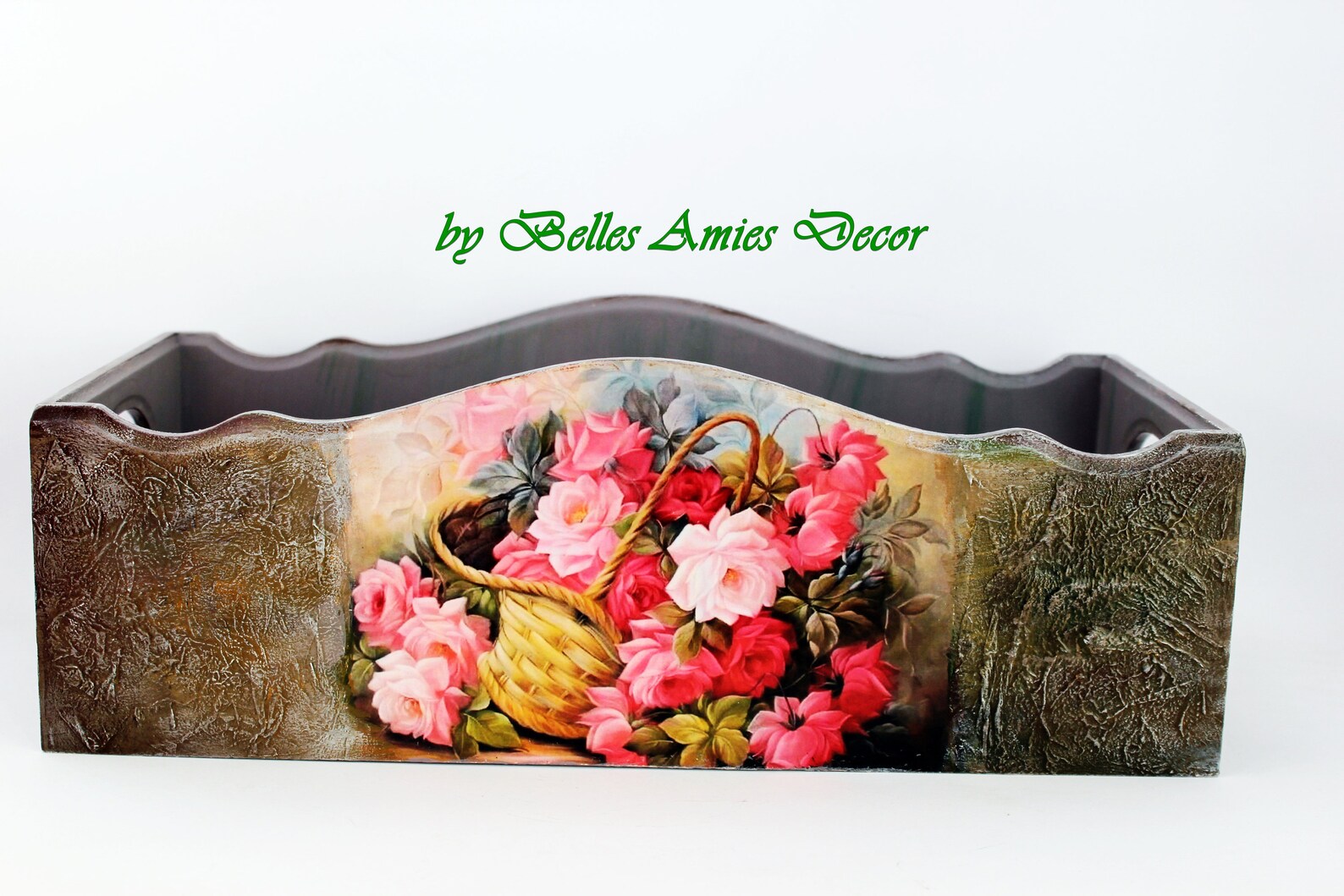 Roses Vanity Organizer Elegant Kitchen Container Elegant - Etsy