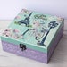 Paris Jewelry Box With the Eiffel Tower Keepsake Box for - Etsy