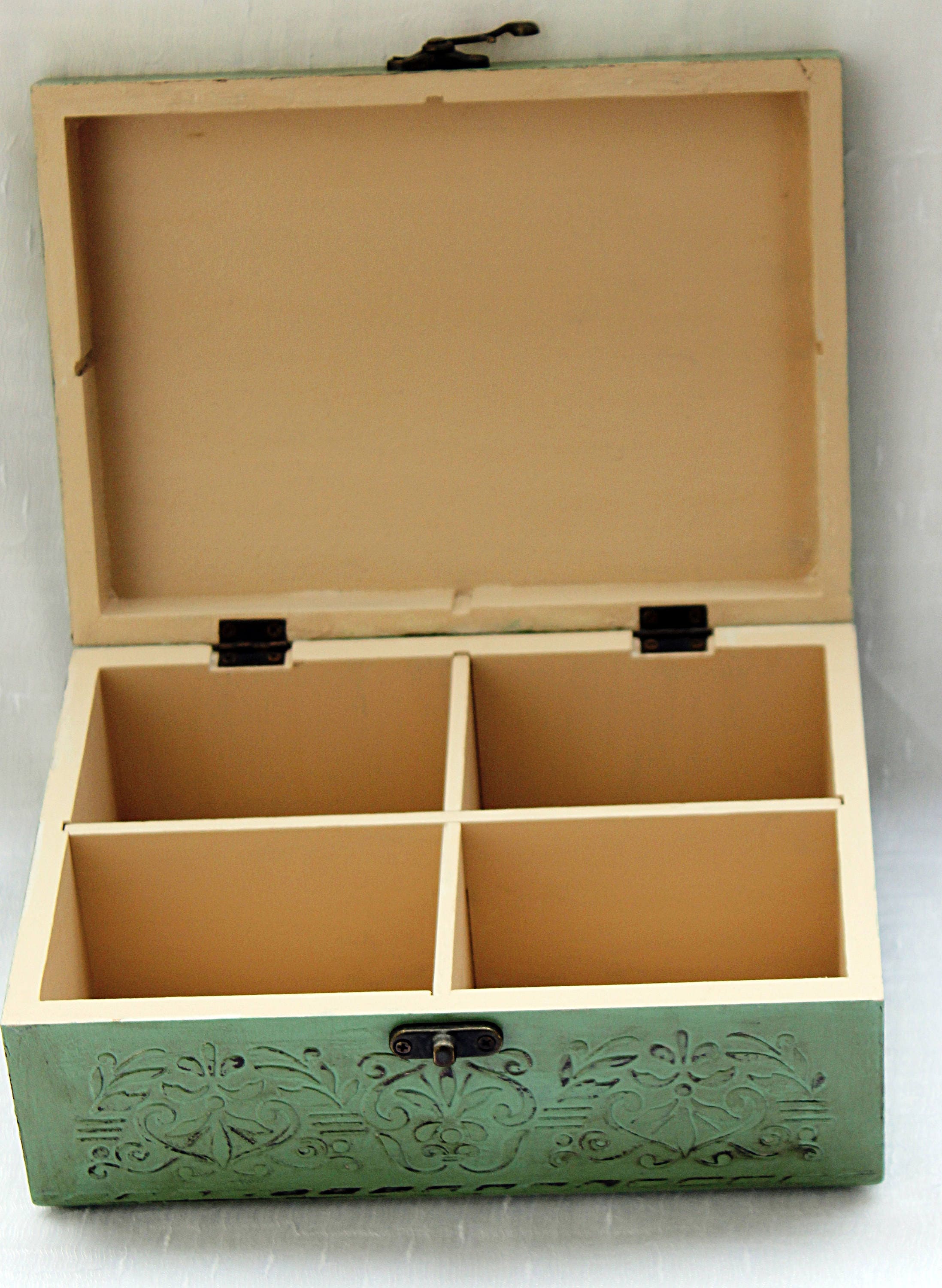 Personalized Tea Box Favorite Quote Gift Chic Gift for - Etsy