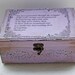 Purple Personalized Tea Box Favorite Quote Gift Gift for - Etsy