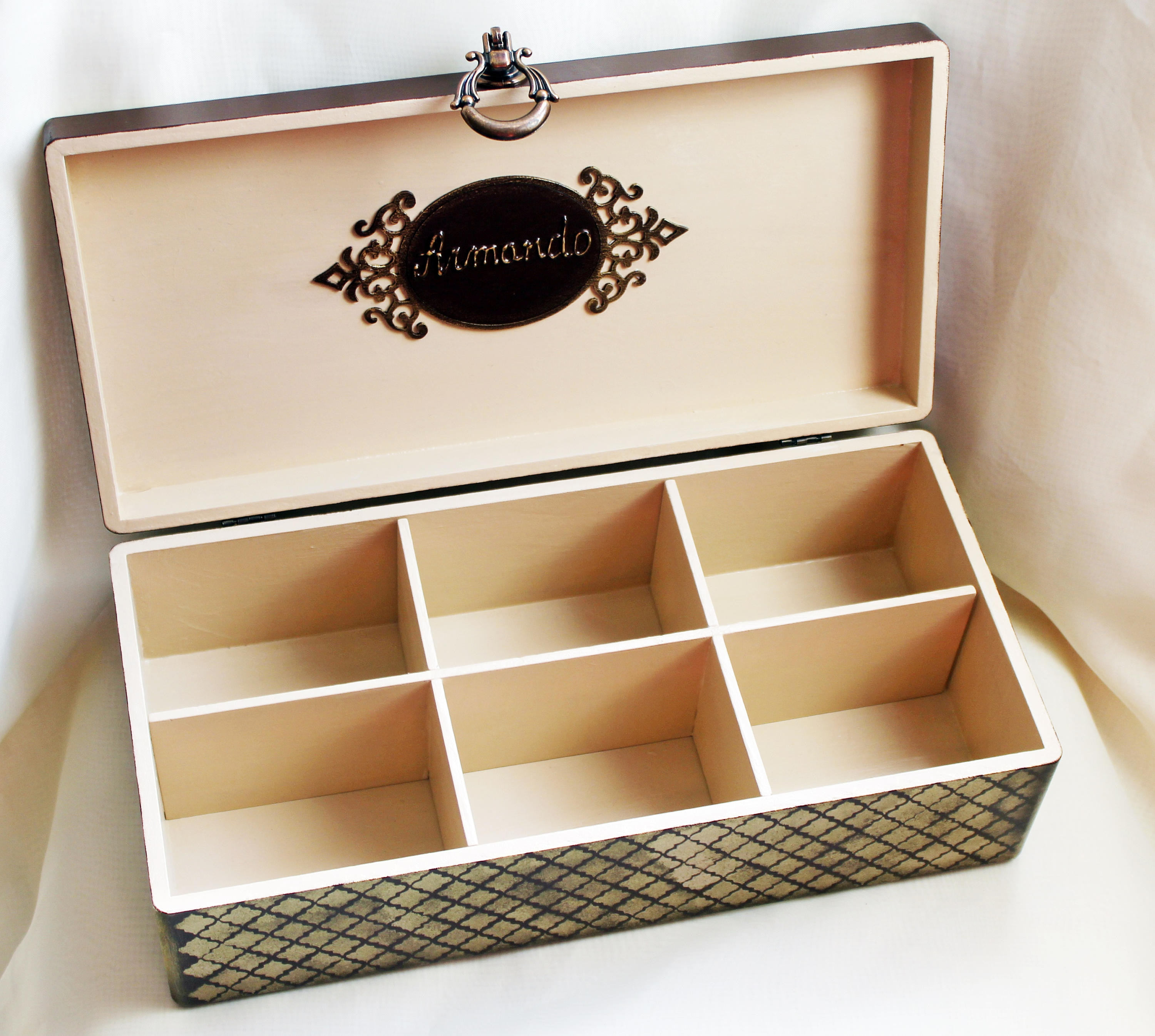 Elegant Tea Box Personalized Gift for Man Wooden Keepsake - Etsy