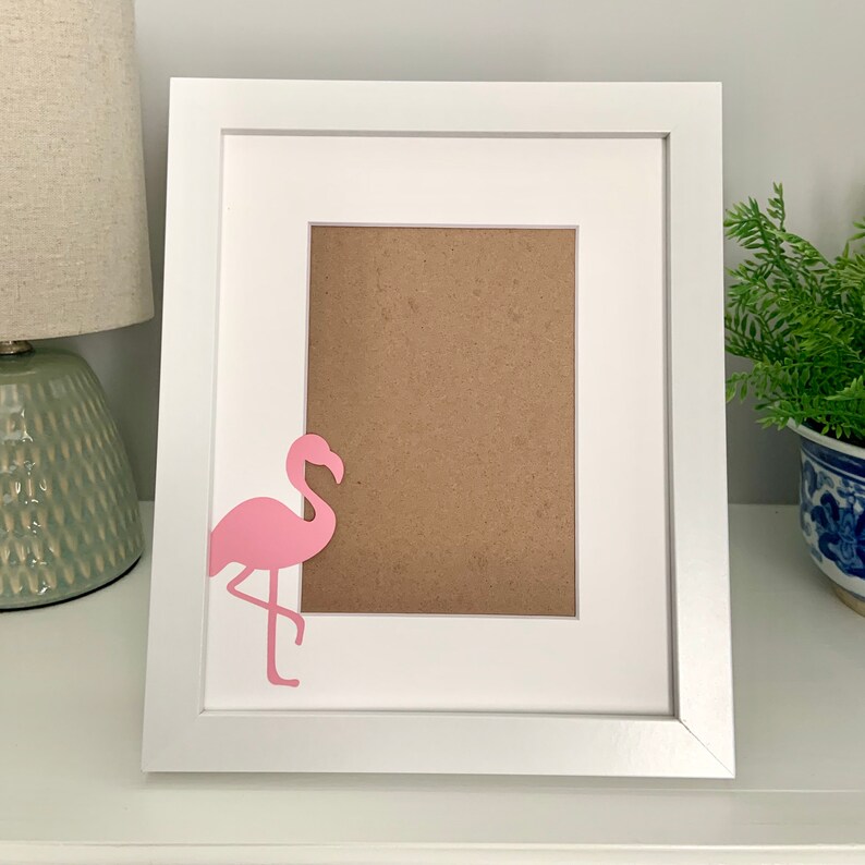 Pink Flamingo Picture Frame | Personalized Picture Frame 5x7 - Etsy