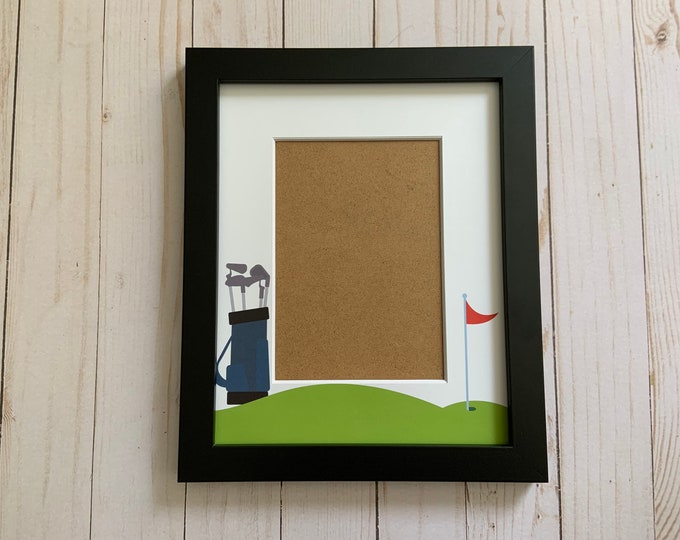 Golf Picture Frame | Personalized Picture Frame 5x7 | Golfer Gift - Etsy