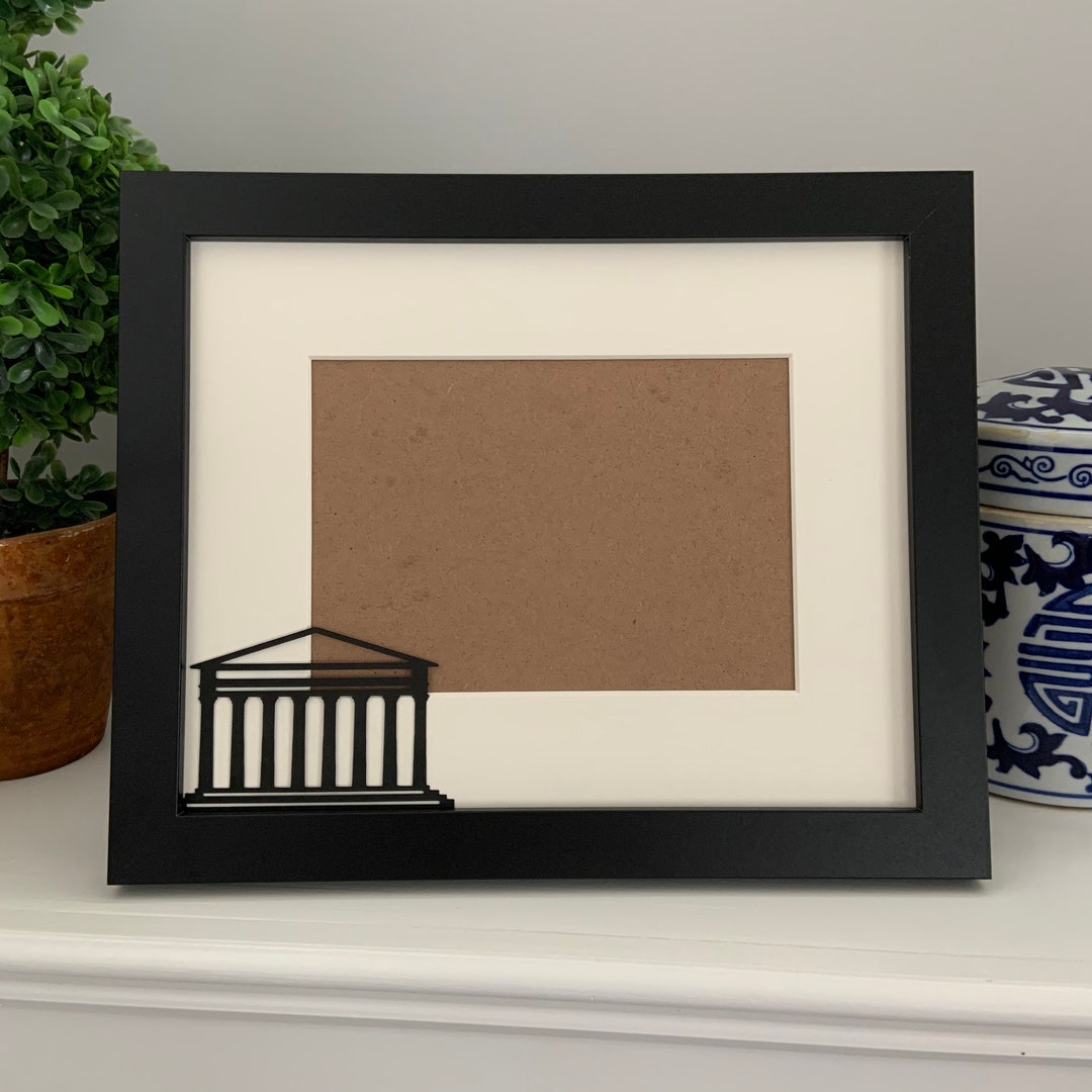 Greek Parthenon Picture Frame | Personalized Picture Frame 5x7 - Etsy