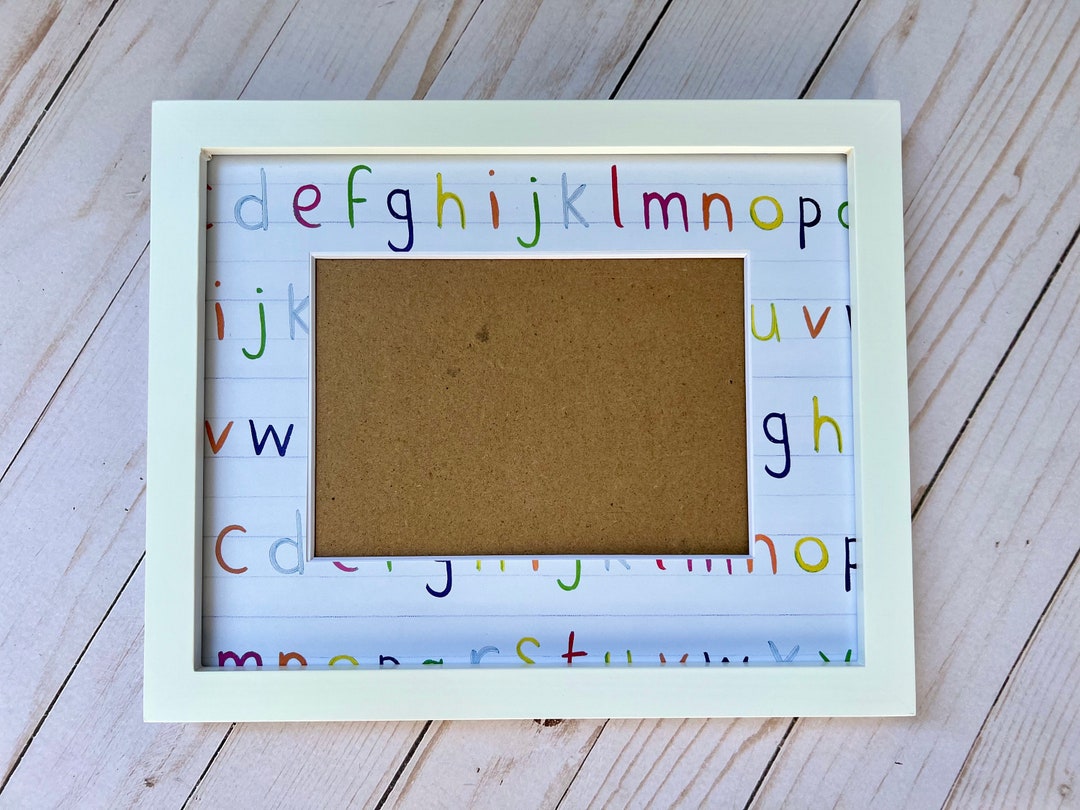 School Picture Frame ABC Theme 5x7 Photo - Etsy