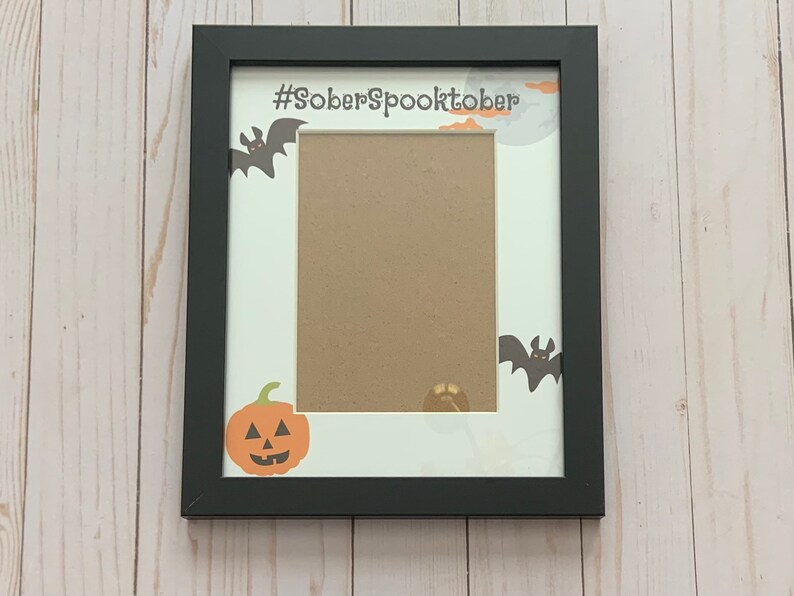 Halloween Picture Frame | Personalized Frame for 5x7 Photo | Trick or ...