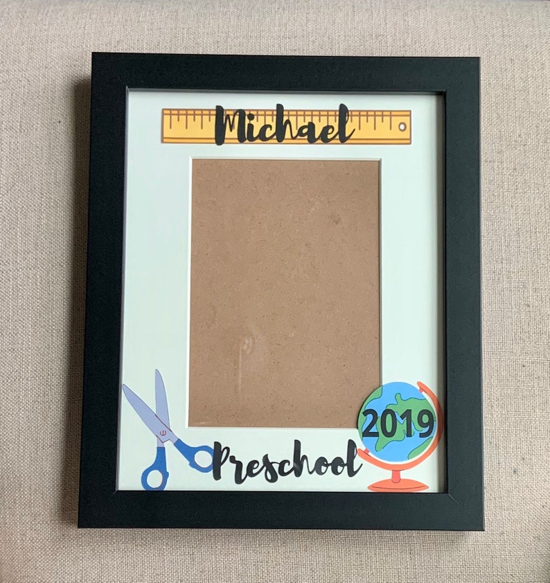 School Picture Frame Personalize With Child Name and Grade | Etsy