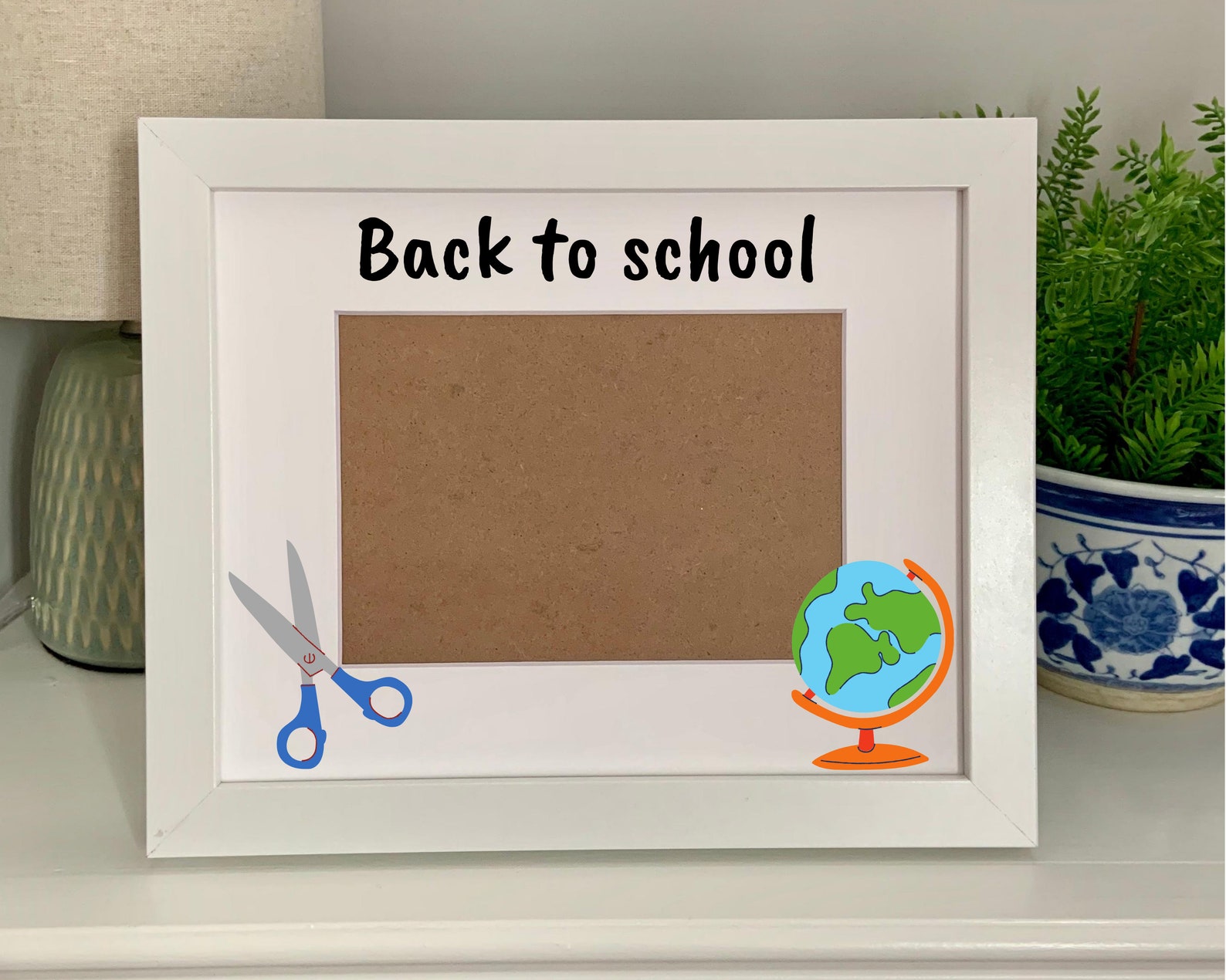 Back to School Picture Frame 5x7 Photo - Etsy