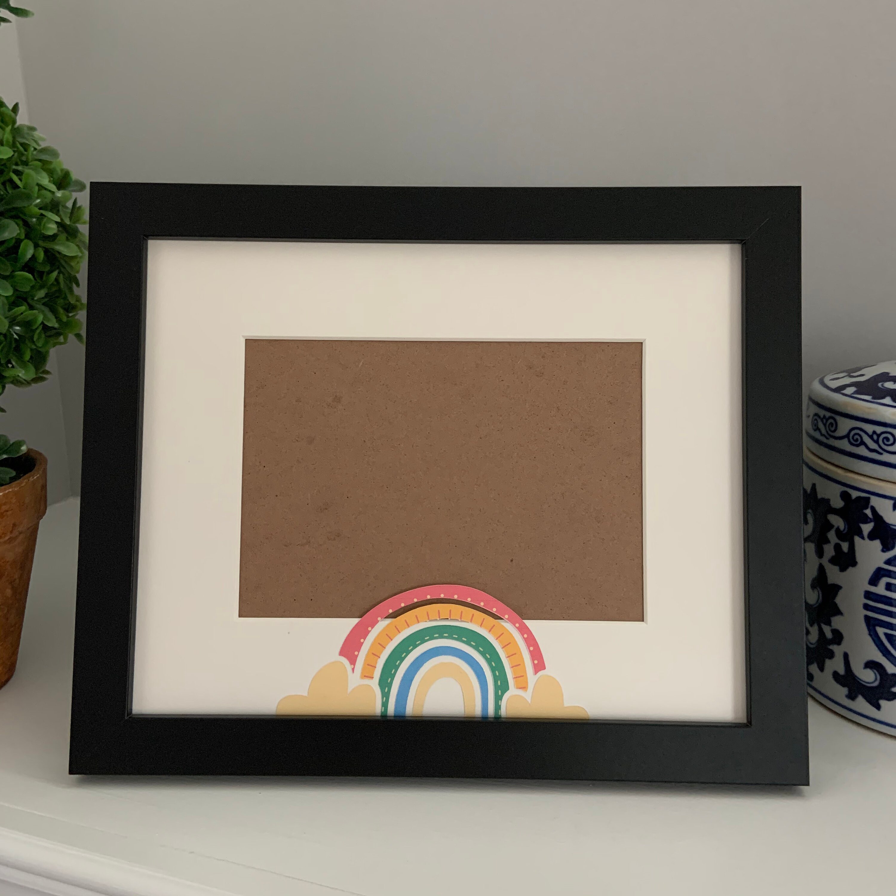 Rainbow Picture Frame for Rainbow Baby Personalized Picture | Etsy