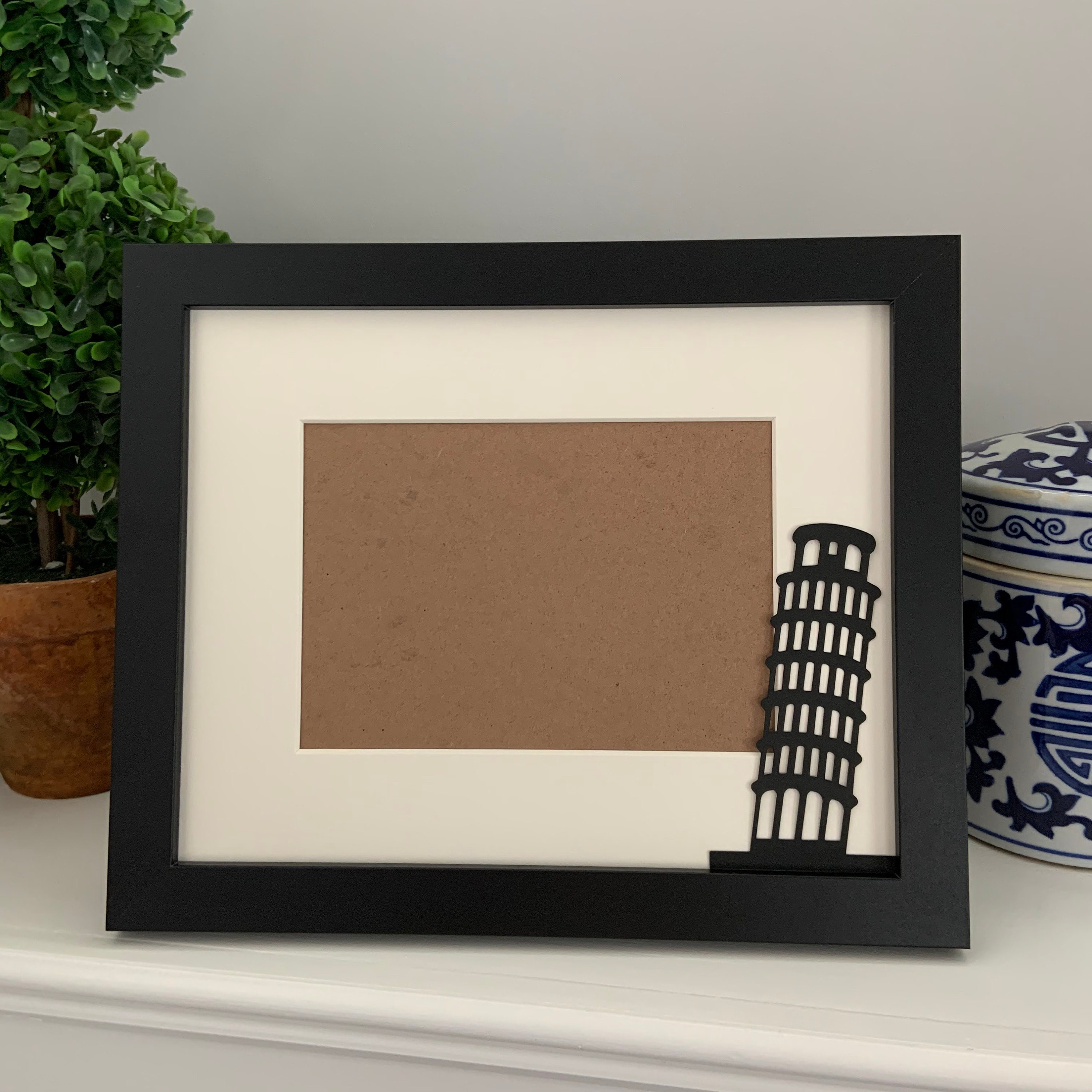 Italy Picture Frame Leaning Tower of Pisa Personalized - Etsy