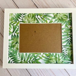 Tropical Palm Tree Picture Frame | Personalized Picture Frame 5x7 - Etsy