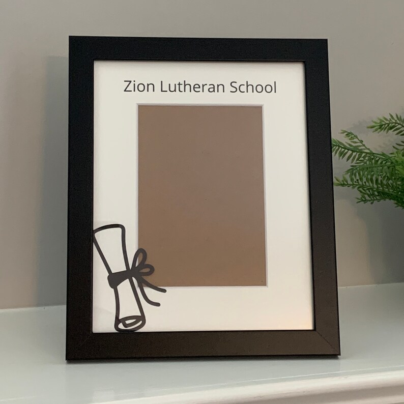 Graduation Picture Frame With Diploma | Personalized Picture Frame 5x7 ...