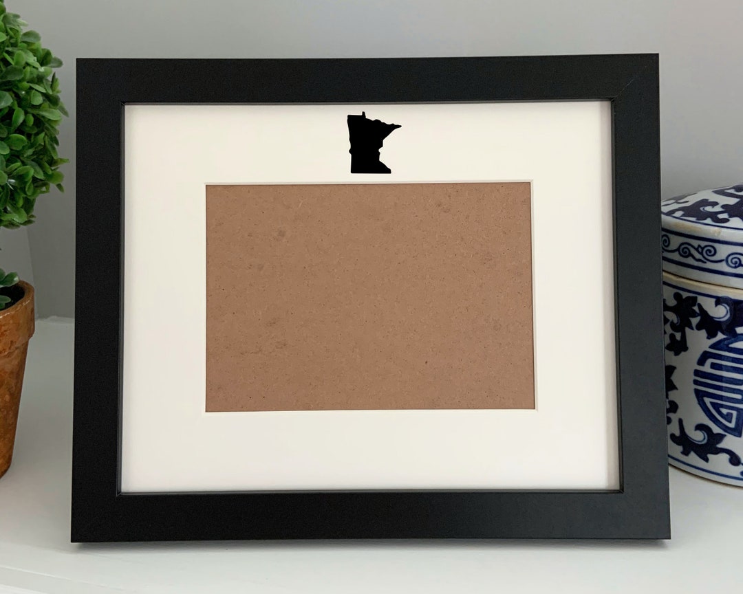 Minnesota Picture Frame | Personalized Picture Frame 5x7 - Etsy