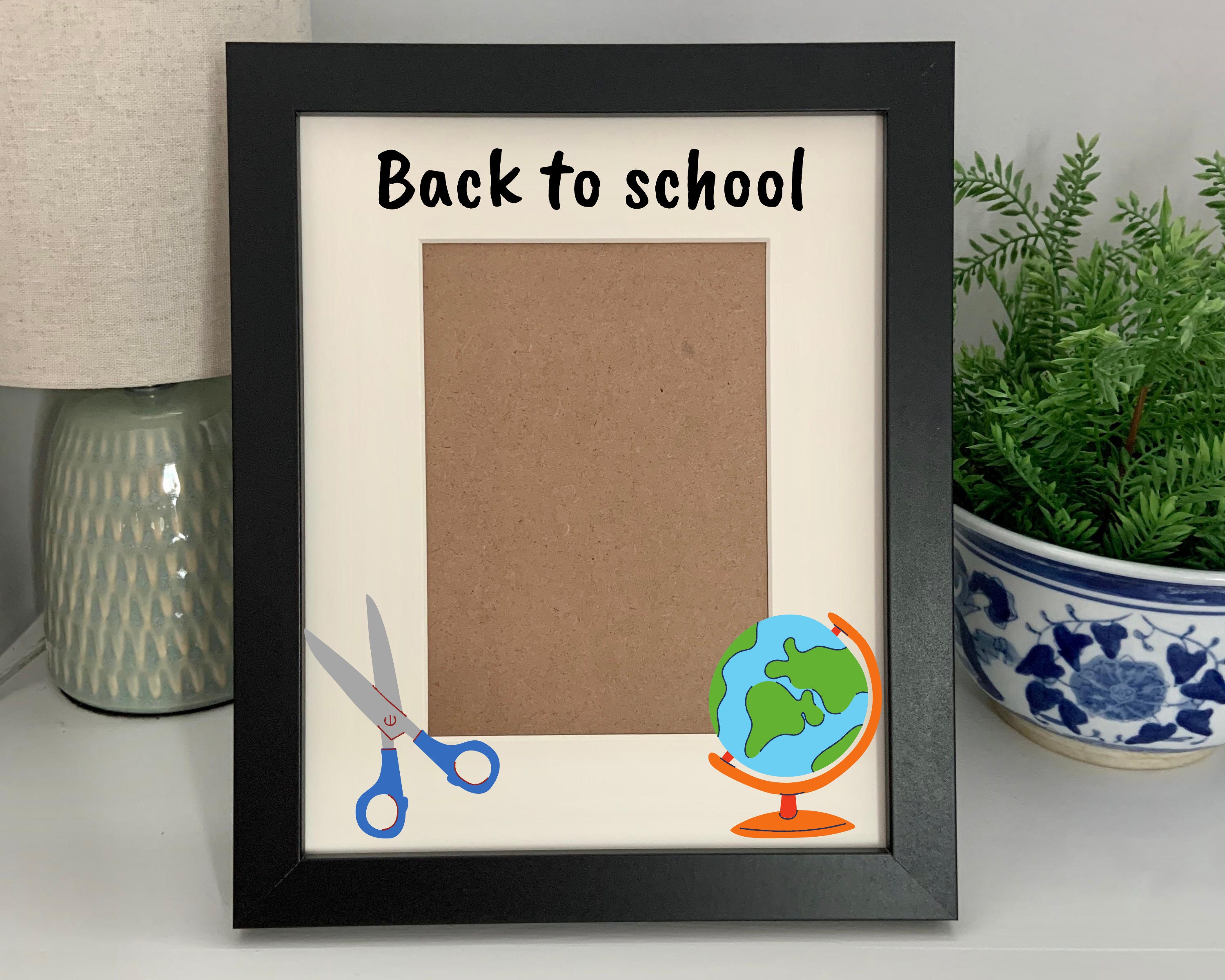 Back to School Picture Frame 5x7 Photo - Etsy