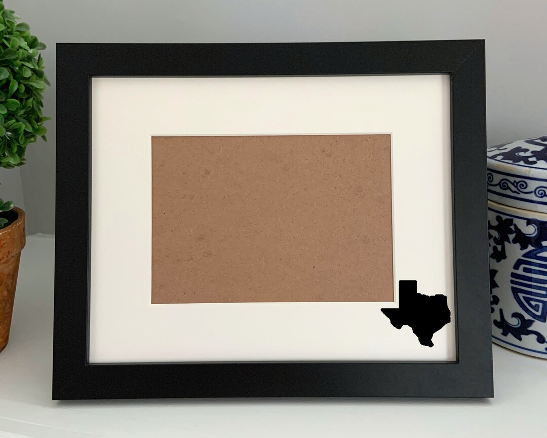 Texas Picture Frame | Personalized Picture Frame 5x7 - Etsy