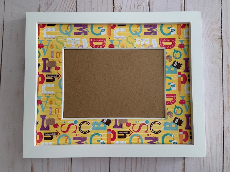 School Picture Frame ABC Theme 5x7 Photo - Etsy