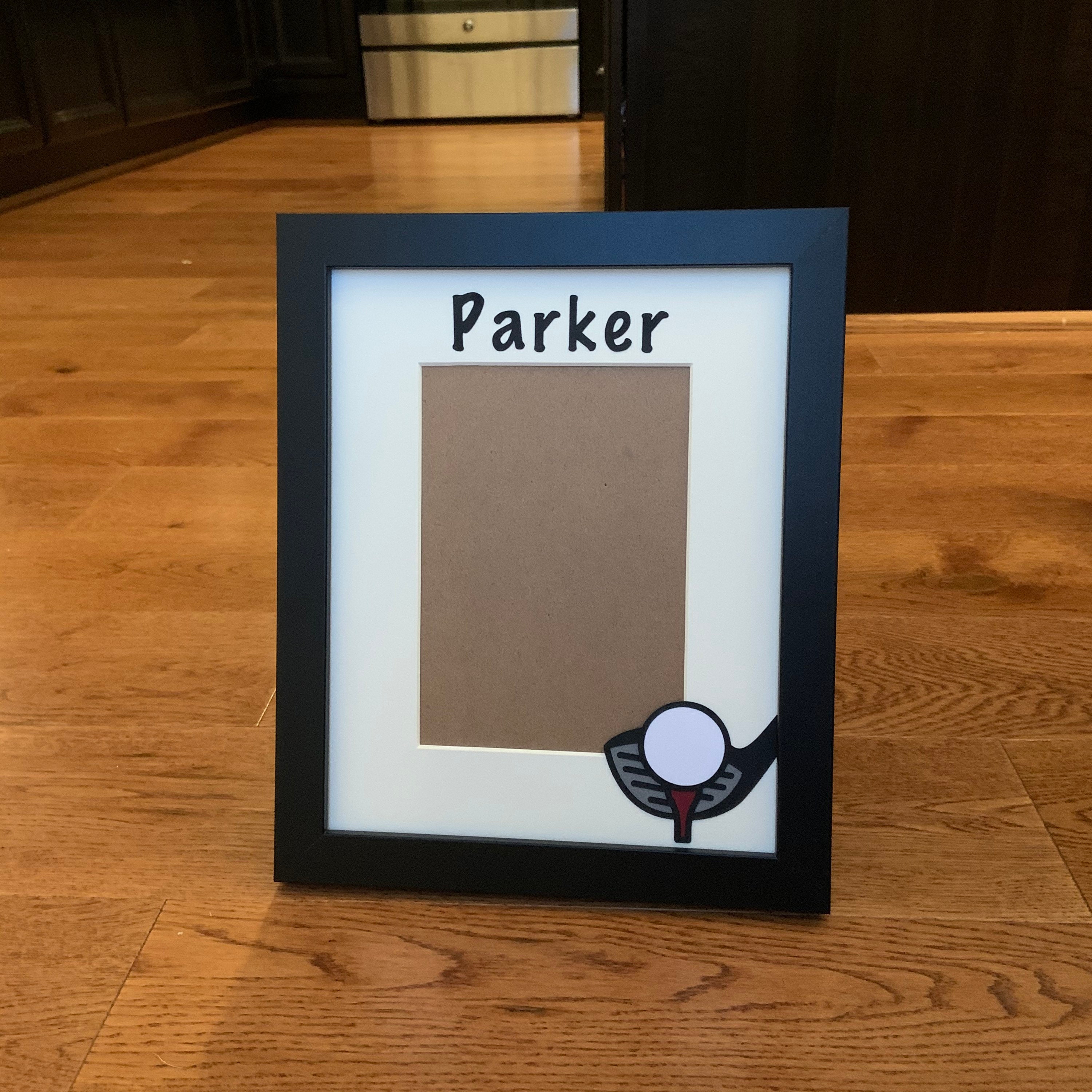 Golf Picture Frame Personalized Picture Frame 5x7 Golfer | Etsy