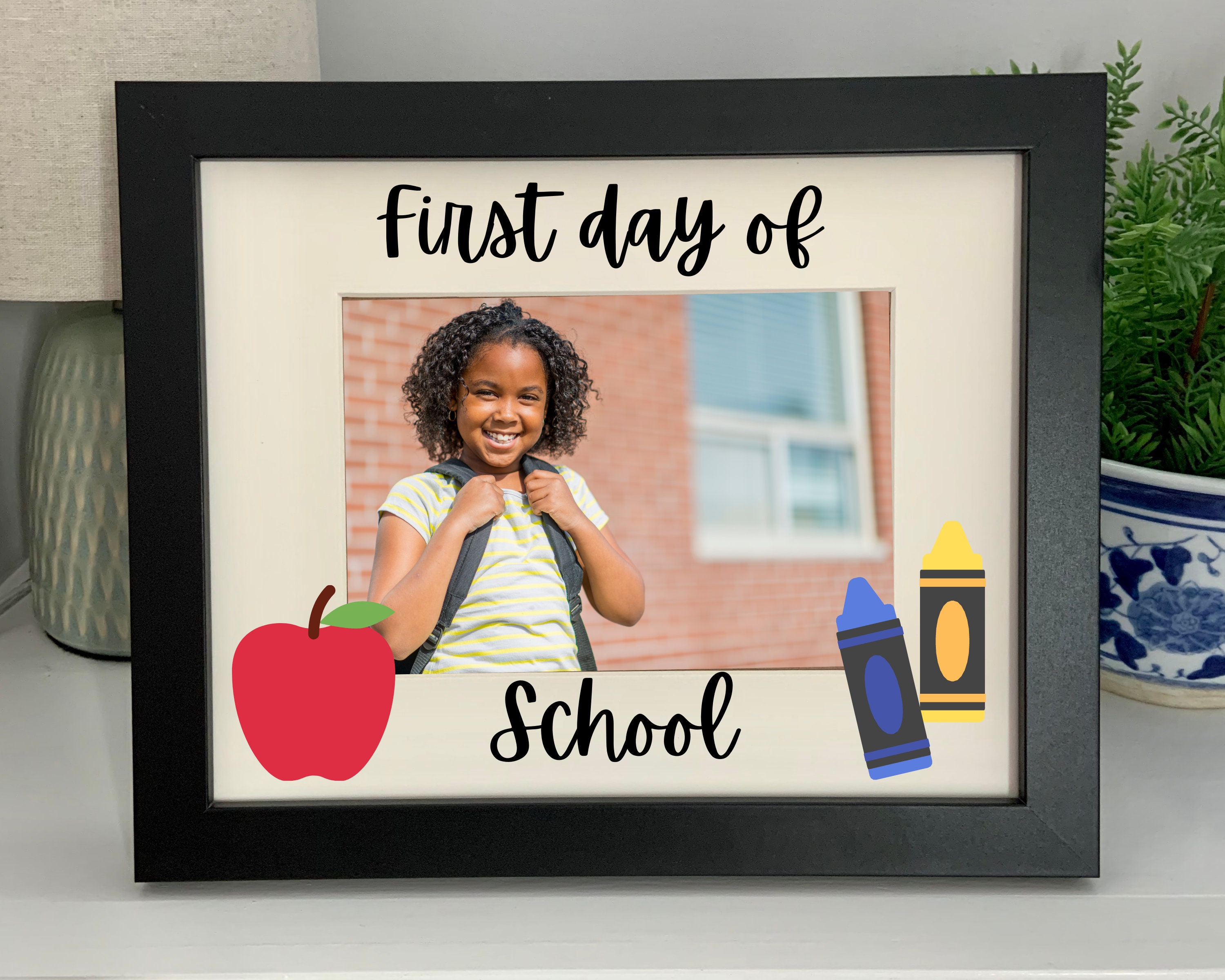 First Day of School Picture Frame Personalized Frame for 5x7 | Etsy