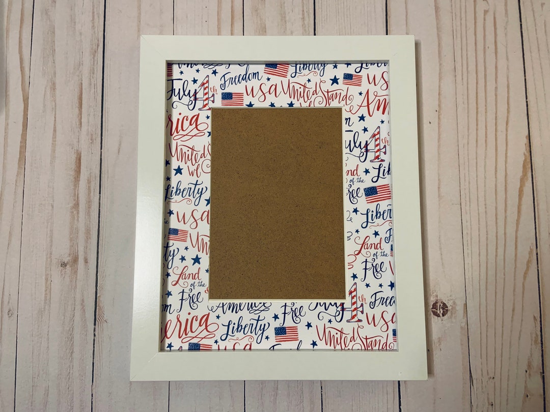 Patriotic Picture Frame | Personalized Picture Frame 5x7 | American ...