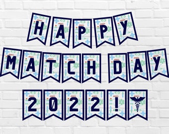 Residency Match Day Printable Banner Digital Download DIY | Etsy