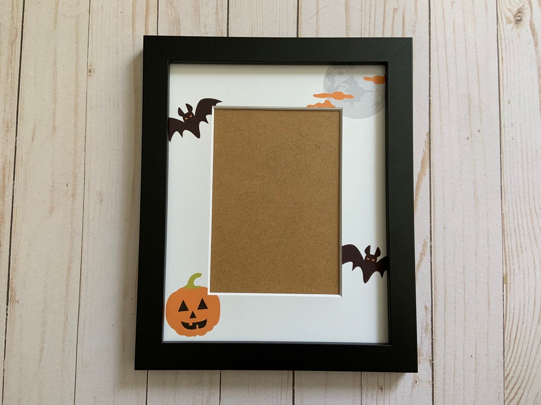 Halloween Picture Frame | Personalized Frame for 5x7 Photo | Trick or ...