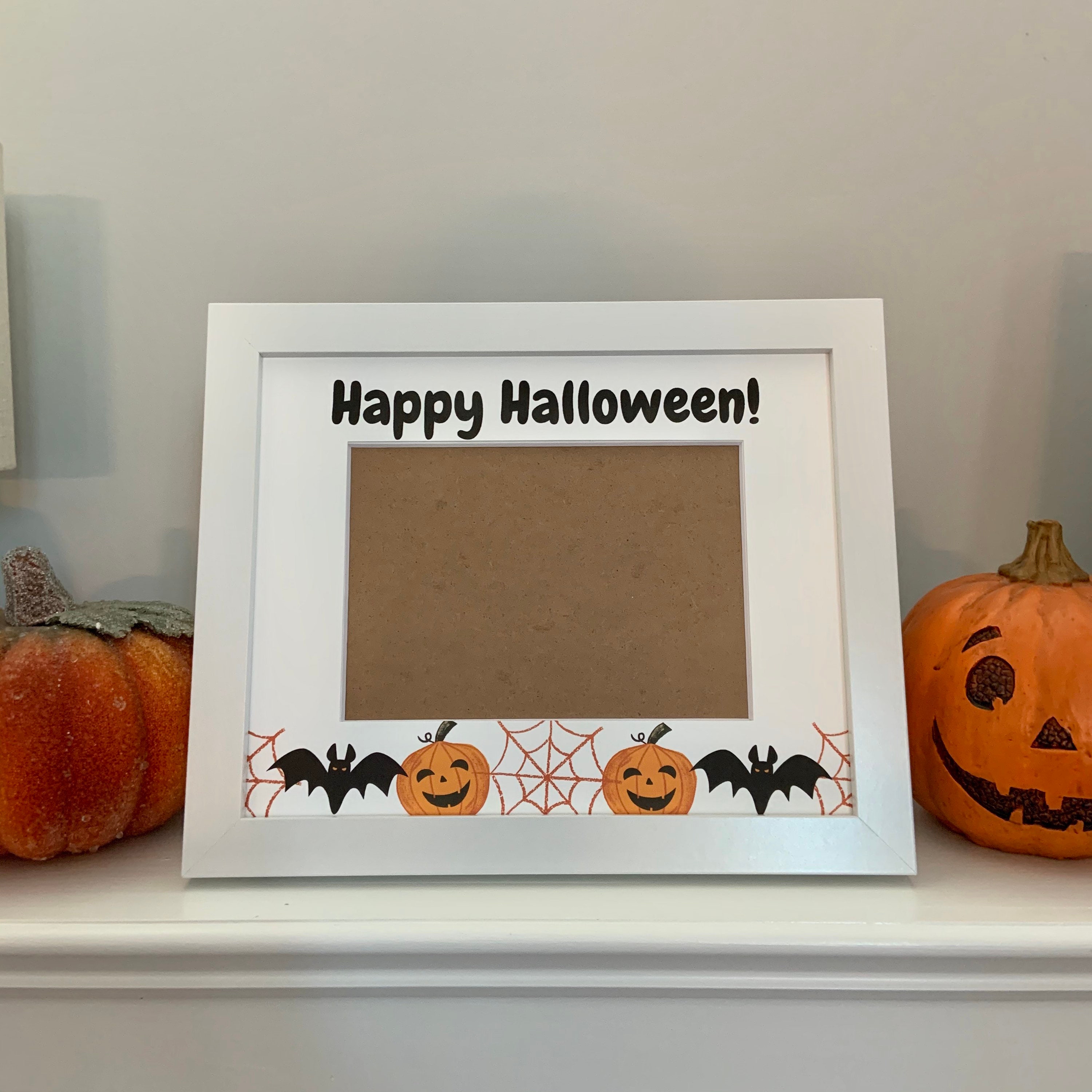 Halloween Picture Frame Personalized frame for 5x7 photo | Etsy