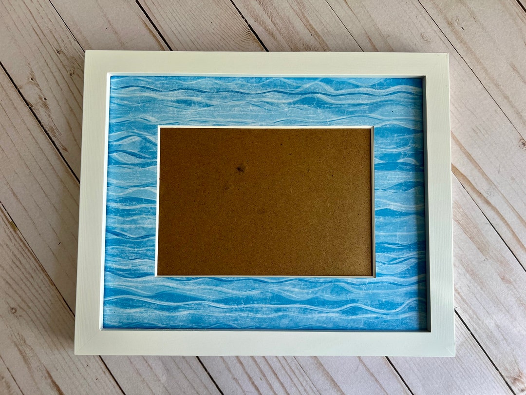 Ocean Waves Picture Frame | Personalized Picture Frame 5x7 - Etsy