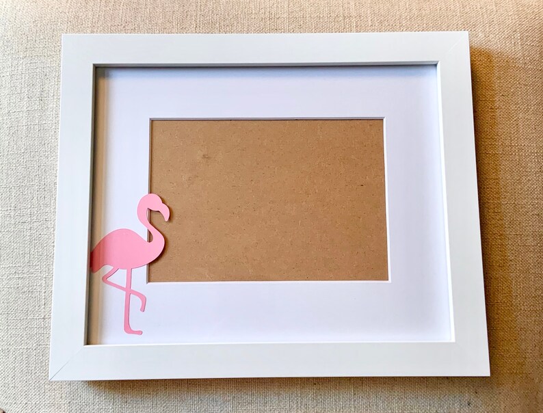 Pink Flamingo Picture Frame Personalized Picture Frame 5x7 | Etsy