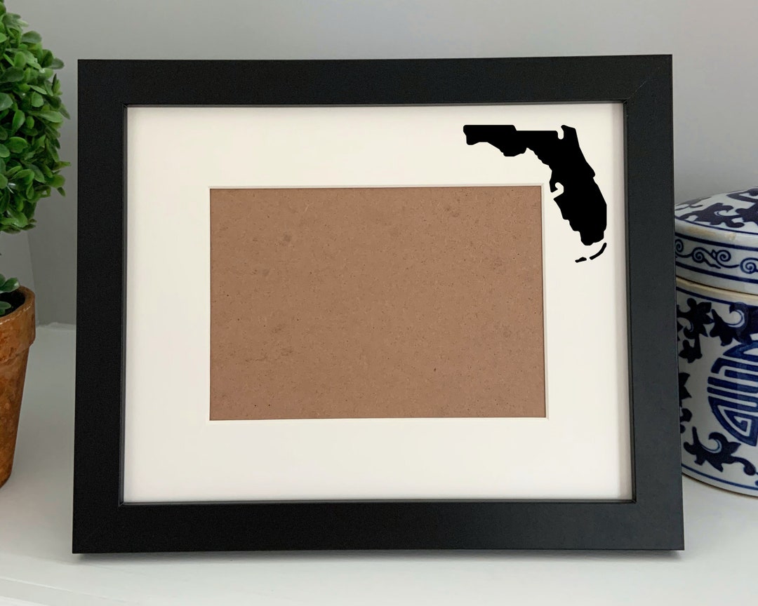 Florida Picture Frame | Personalized Picture Frame 5x7 - Etsy