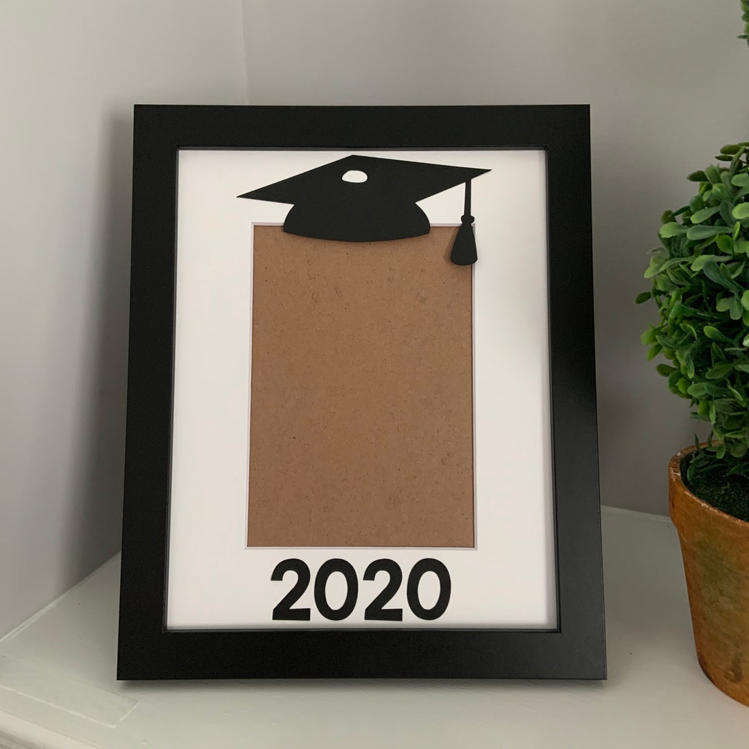 Graduation Picture Frame With Cap | Personalized Picture Frame 5x7 - Etsy