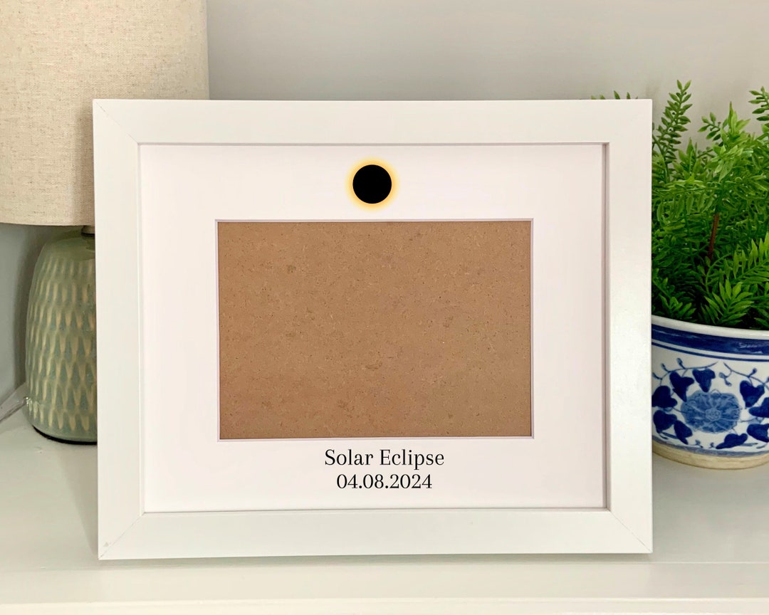5x7 Personalized Solar Eclipse Picture Frame - Etsy