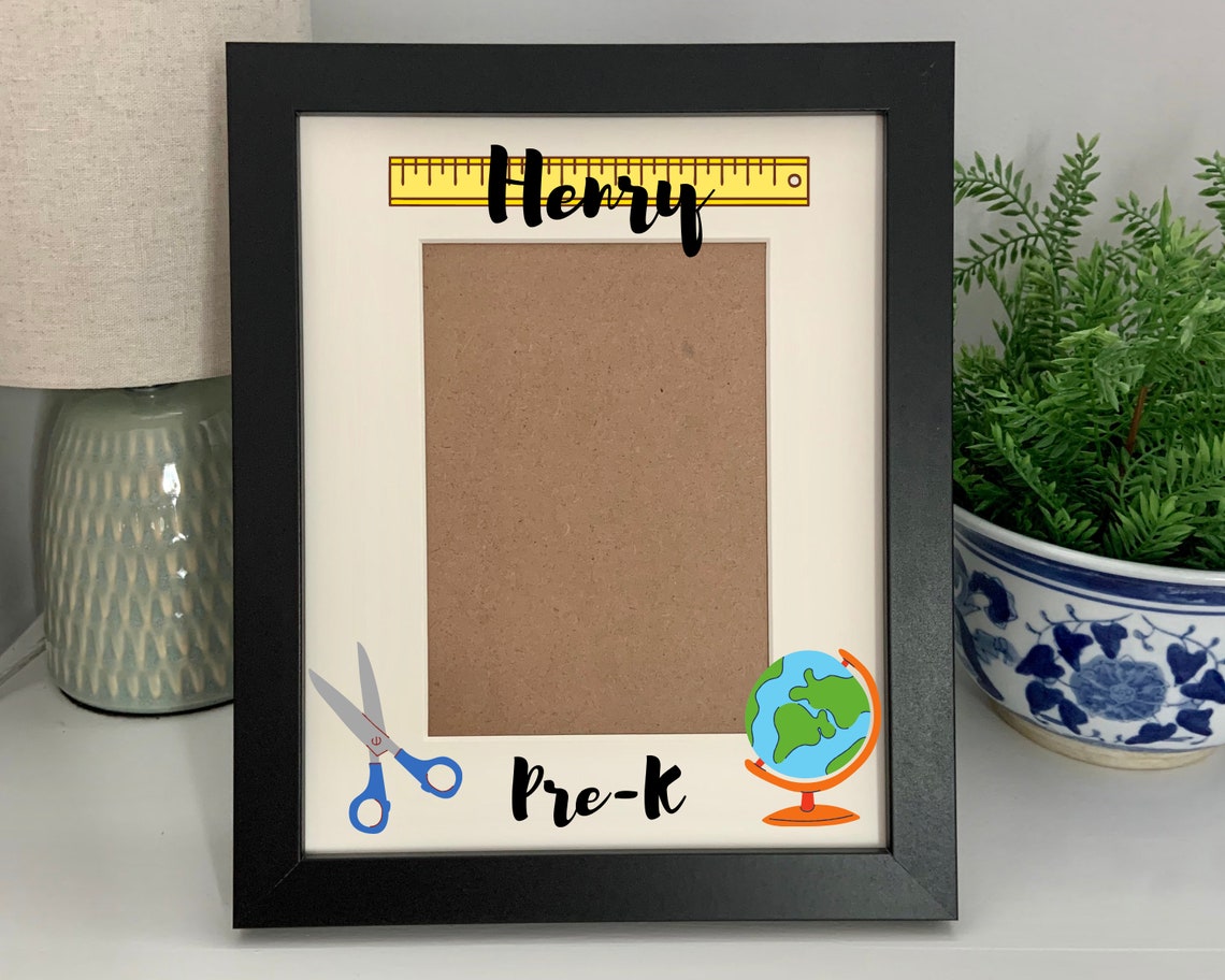 School Picture Frame Personalize With Child Name and Grade | Etsy