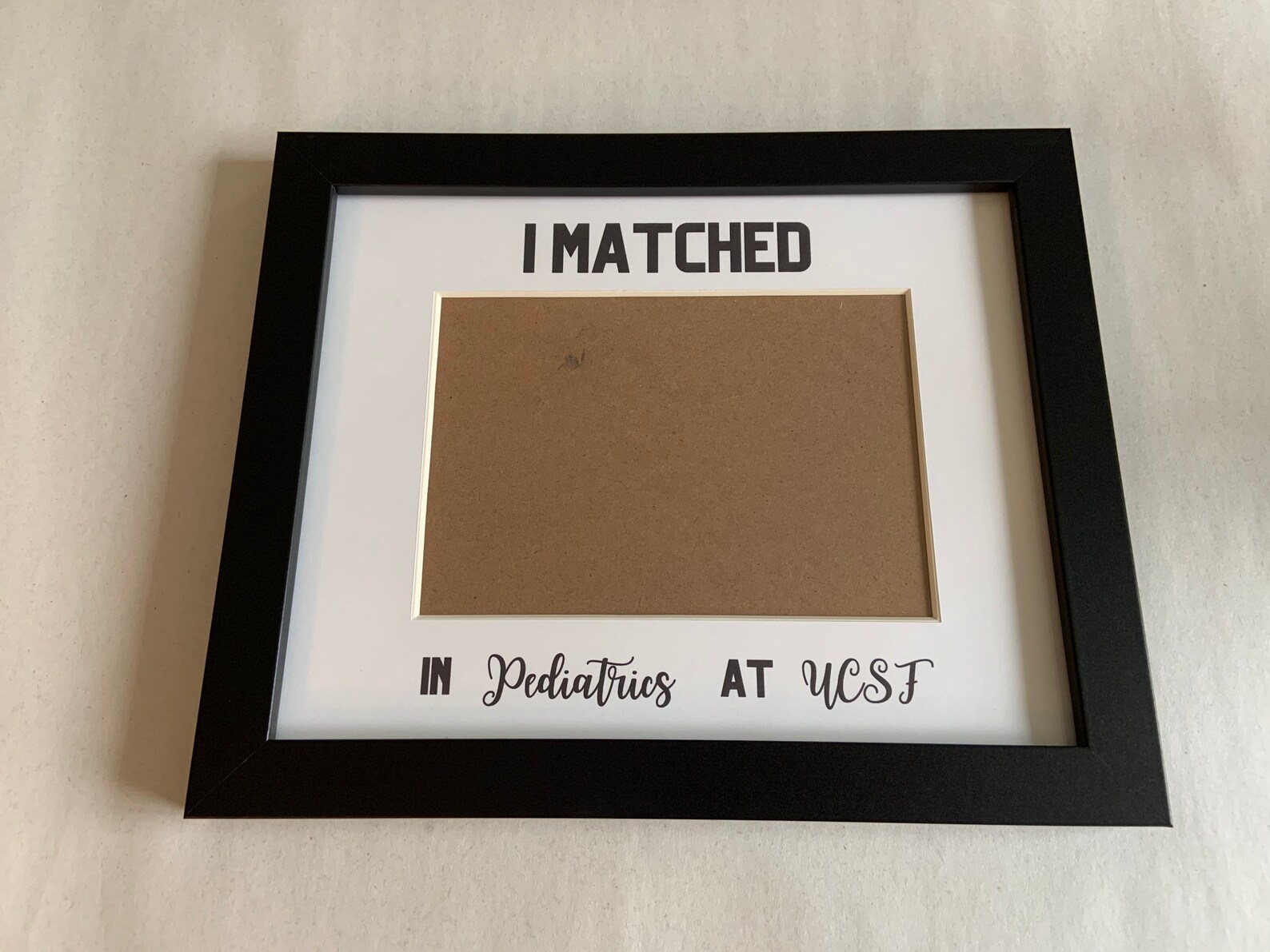 Match Day Picture Frame Gift Physician Picture Frame - Etsy