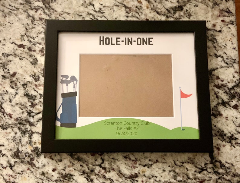 Golf Picture Frame | Personalized Picture Frame 5x7 | Golfer Gift - Etsy