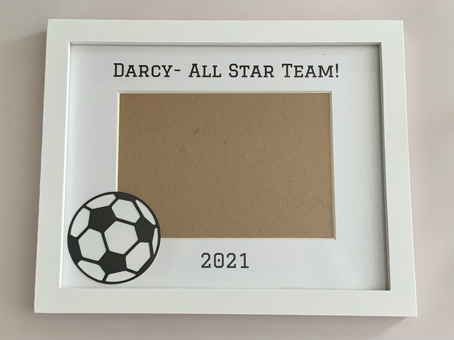Soccer Picture Frame | Personalized Picture Frame 5x7 - Etsy