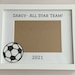 Soccer Picture Frame Personalized Picture Frame 5x7 - Etsy
