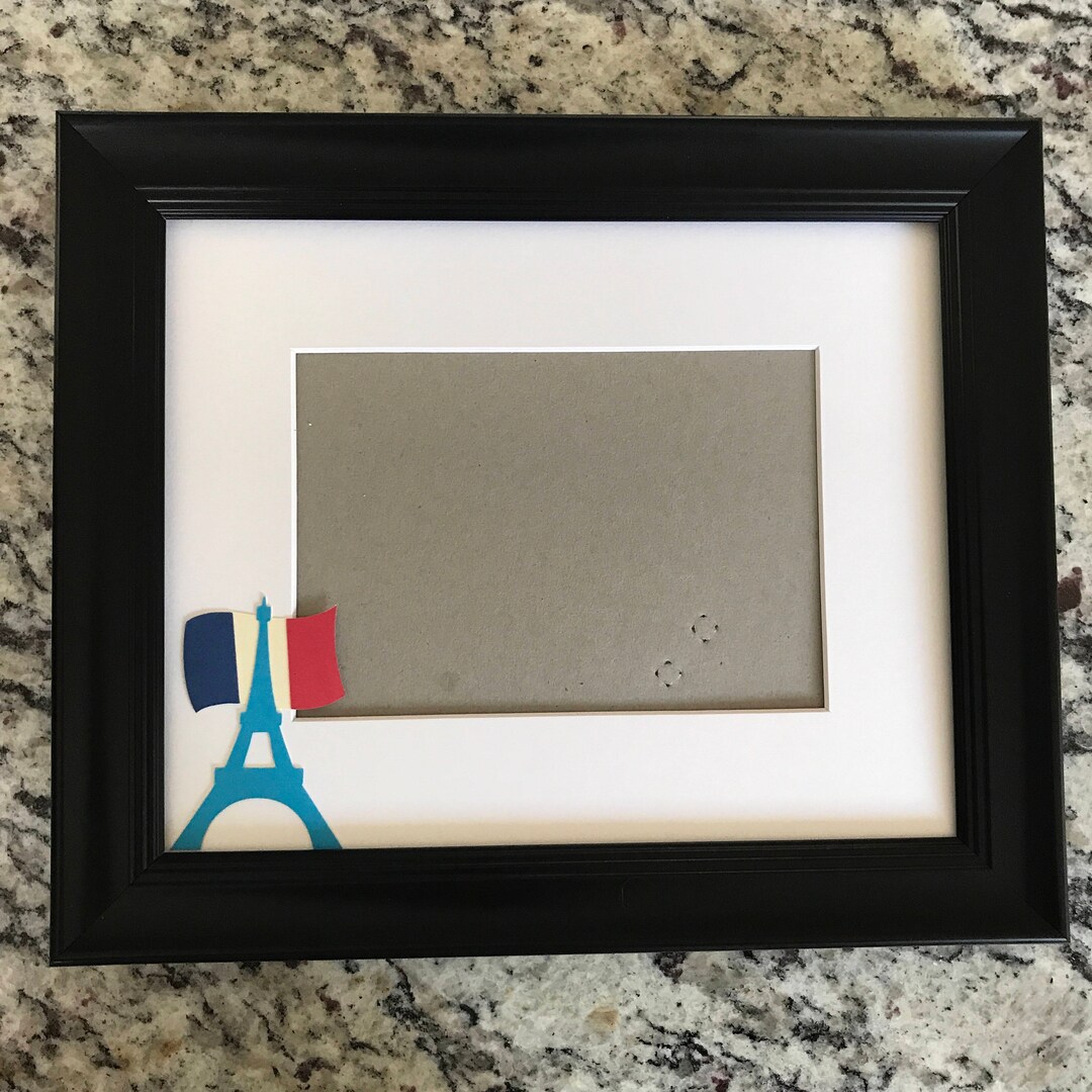Paris Picture Frame | Personalized Picture Frame 5x7 | Eiffel Tower ...