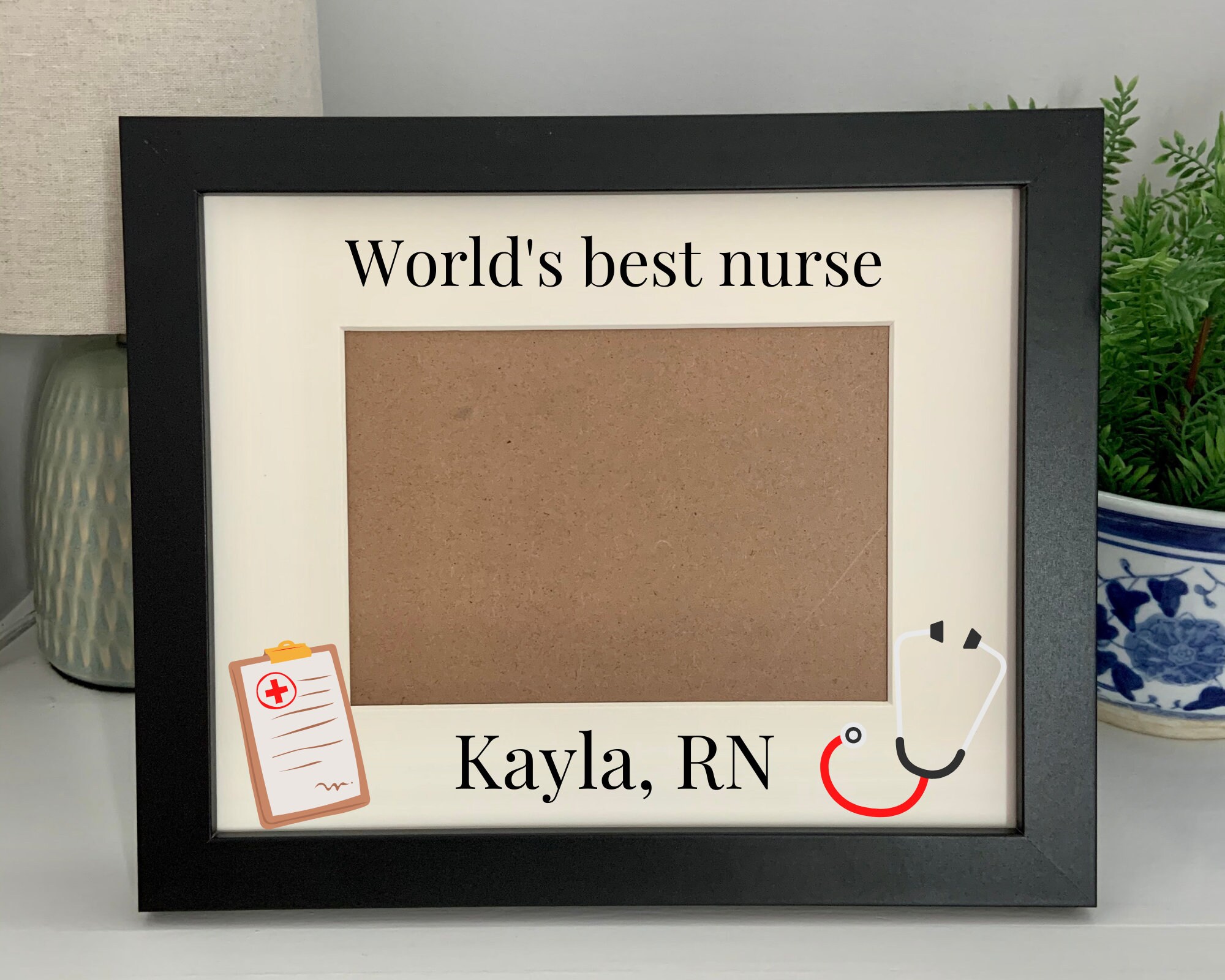 Nurse Picture Frame Personalized Picture Frame 5x7 Medical | Etsy