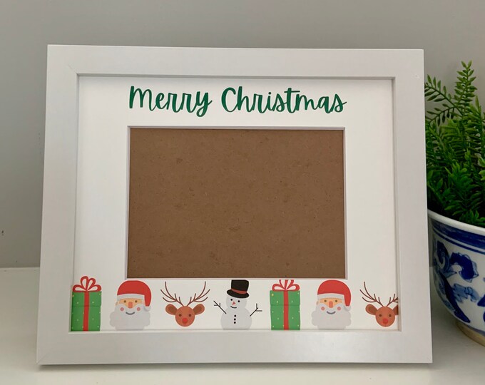 Santa Hat Frame, Magnetic Christmas Frame, Santa & Me - Etsy Canada