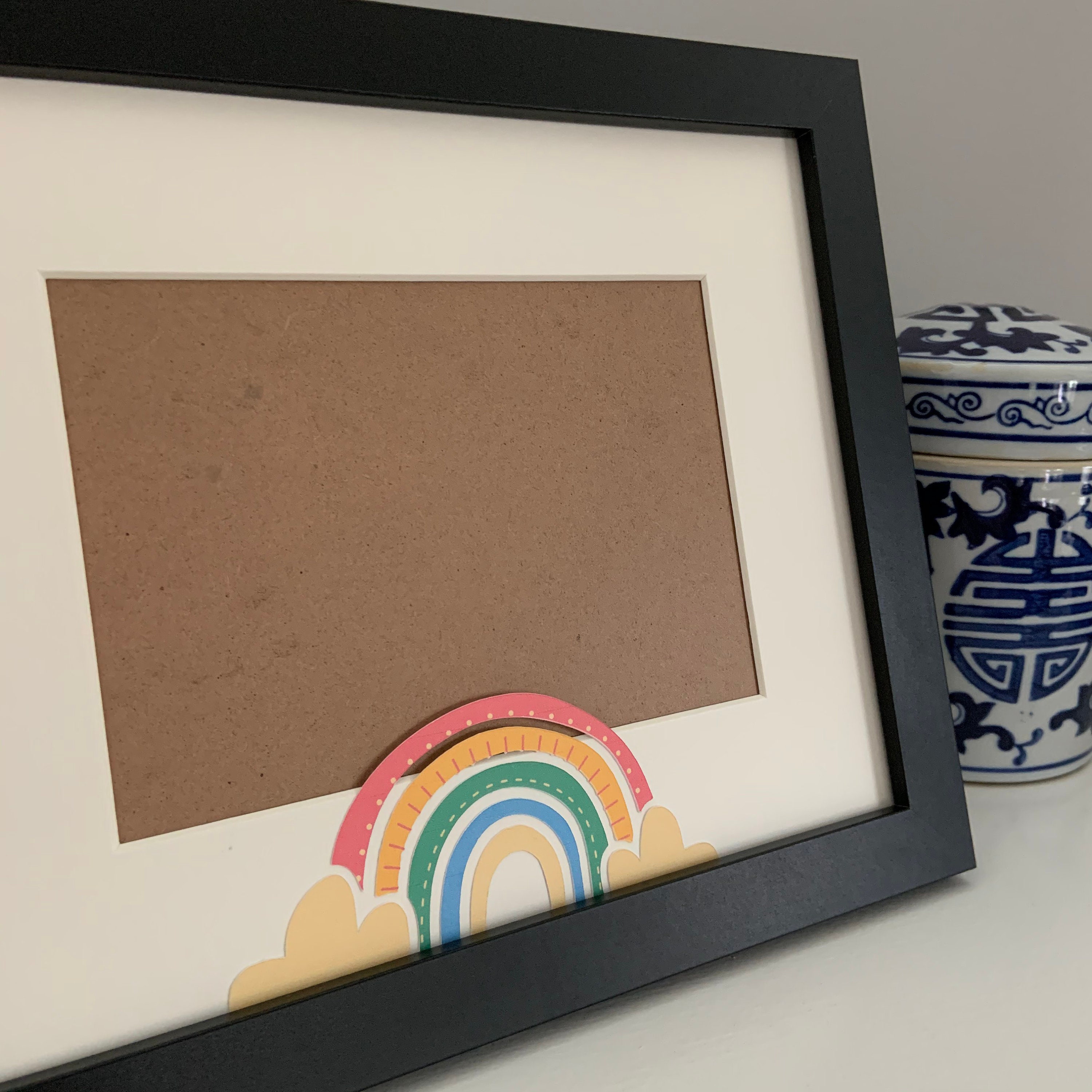 Rainbow Picture Frame for Rainbow Baby Personalized Picture | Etsy