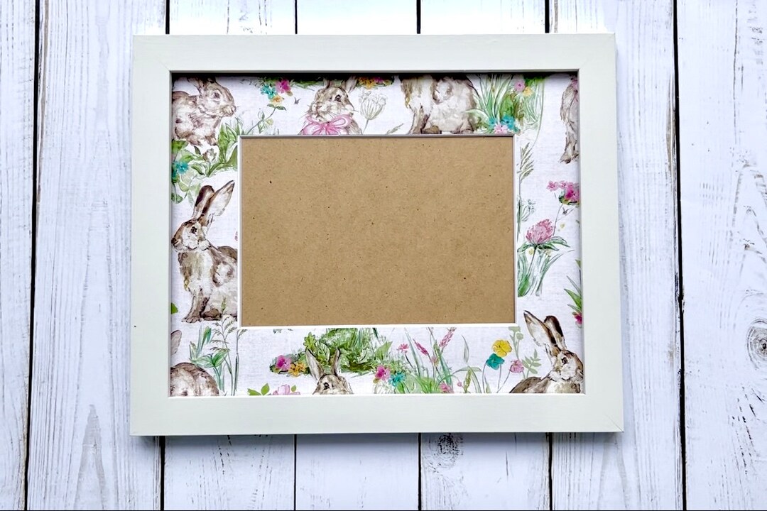 Easter Bunny Picture Frame | Personalized Picture Frame 5x7 - Etsy