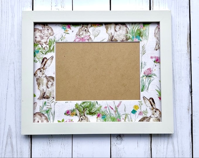 Easter Frame Happy Easter Frame Personalized Holiday Bunny Family Photo ...