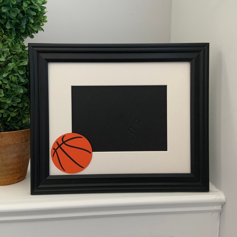 Basketball Picture Frame | Personalized Picture Frame 5x7 - Etsy